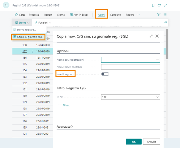 Registri C/G | EOS Docs