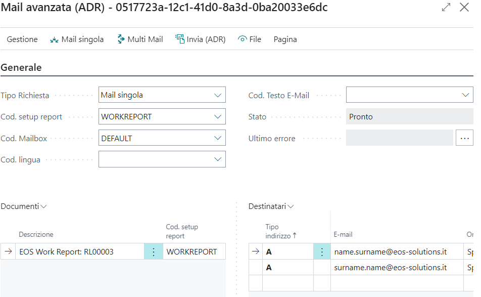 EX009.16 Advanced Document Reporting for P365 (ADR) | EOS Docs