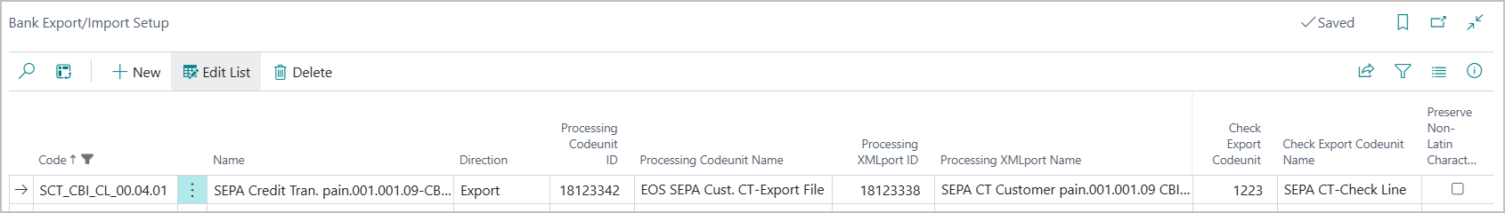 Bank Files For Italy - Features (CBI) | EOS Docs