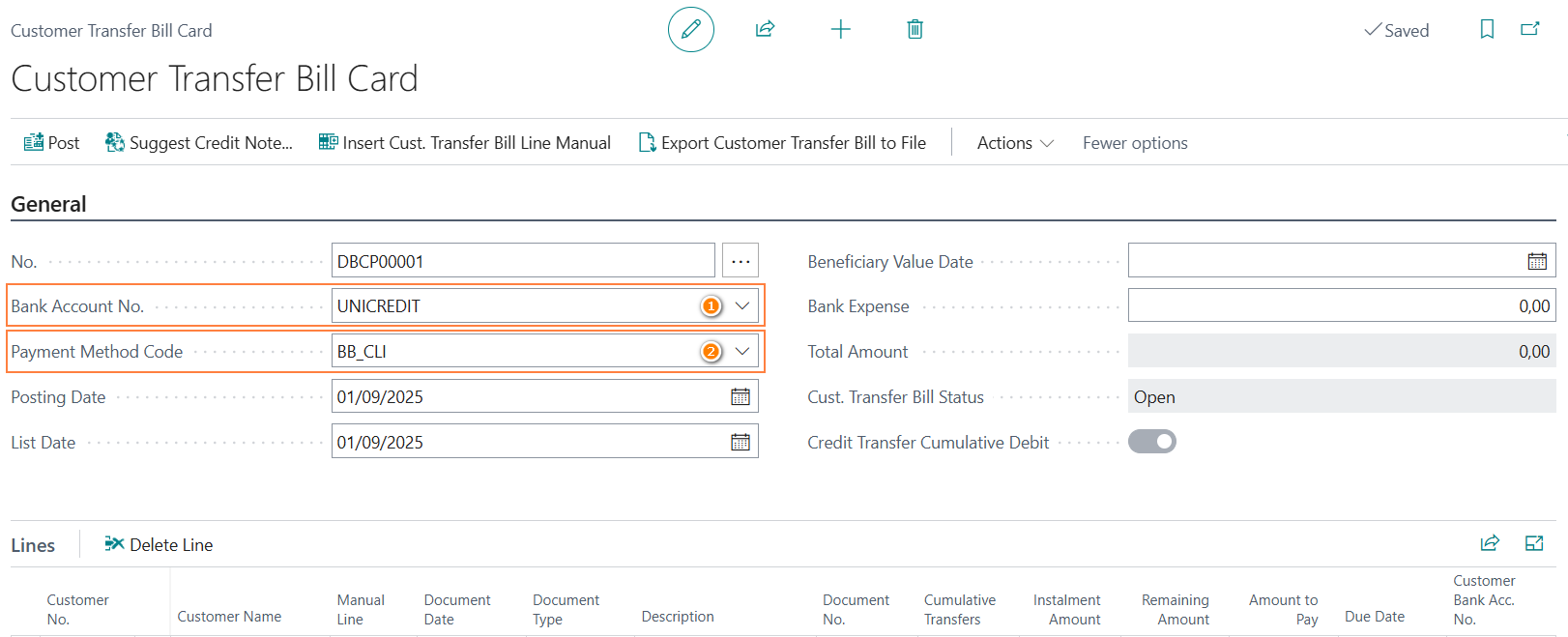 Bank Files For Italy - Features (CBI) | EOS Docs