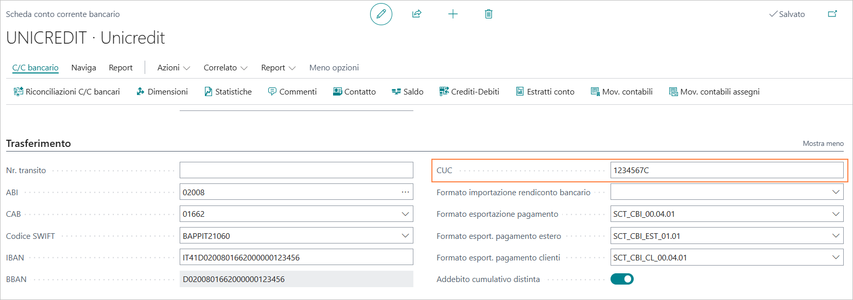 Bank Files For Italy - Funzionalità (CBI) | EOS Docs