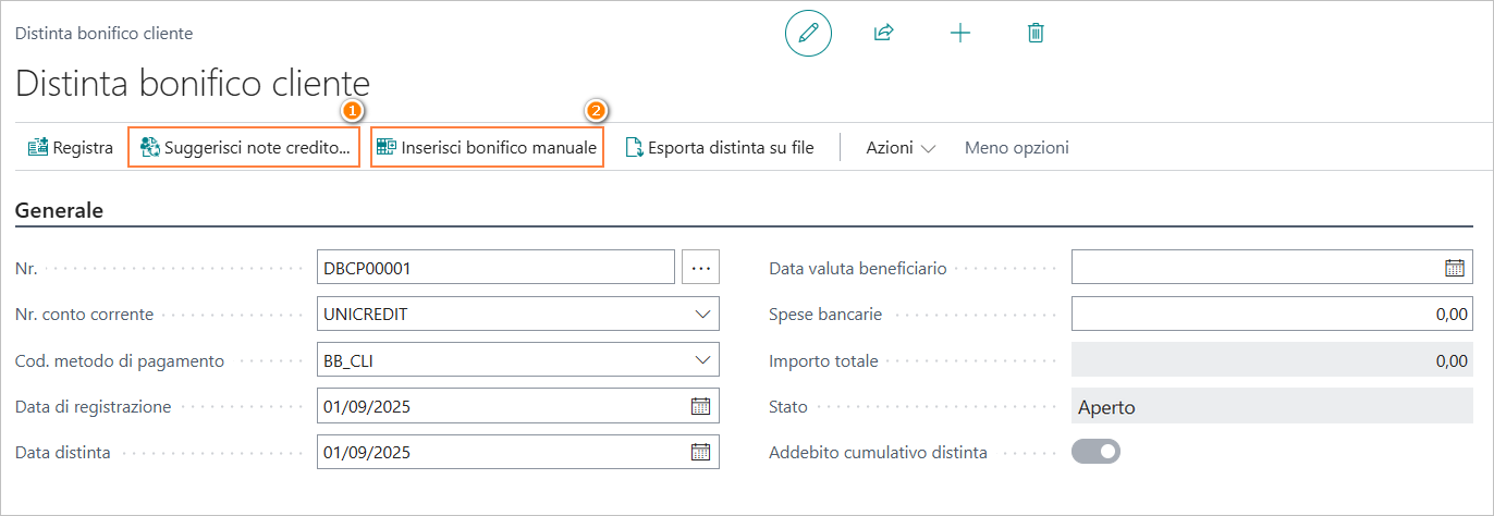 Bank Files For Italy - Funzionalità (CBI) | EOS Docs
