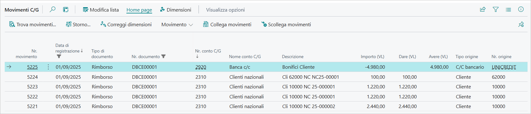 Bank Files For Italy - Funzionalità (CBI) | EOS Docs